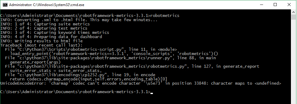 Fails when the xml contains multibyte chars · Issue #92 · adiralashiva8/robotframework-metrics ...
