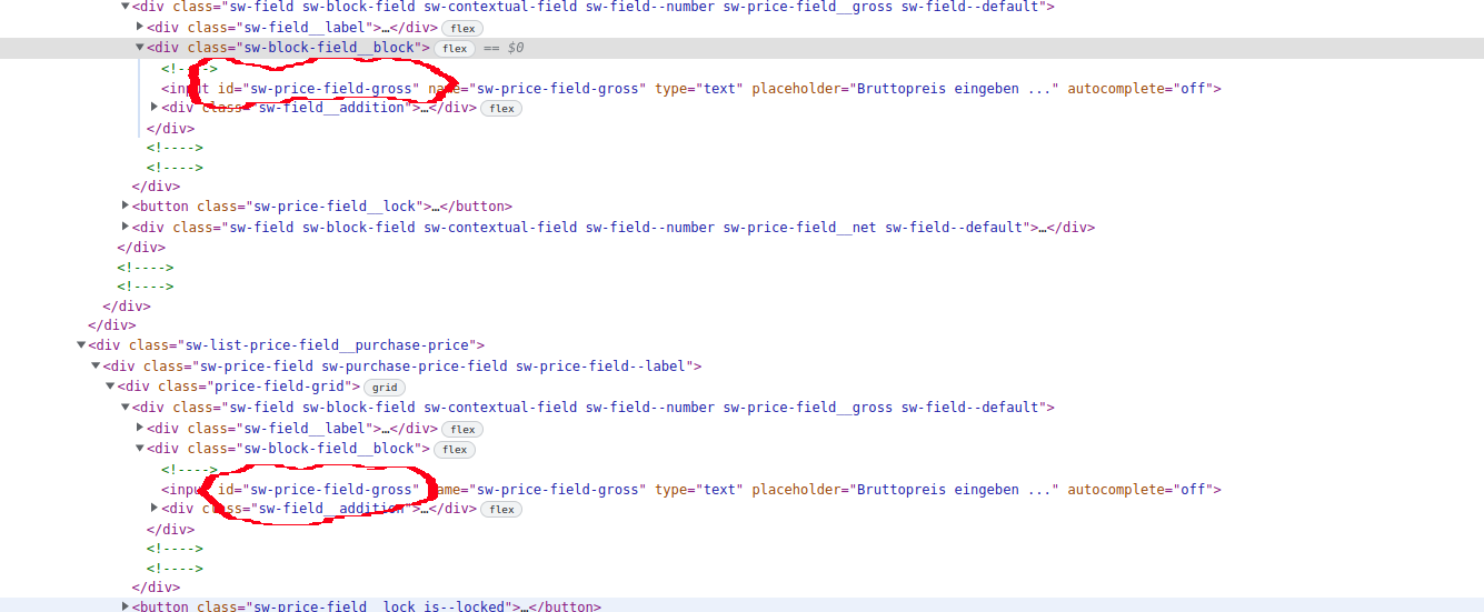 Multiple id on sw-number-field · Issue #2954 · shopware/shopware · GitHub