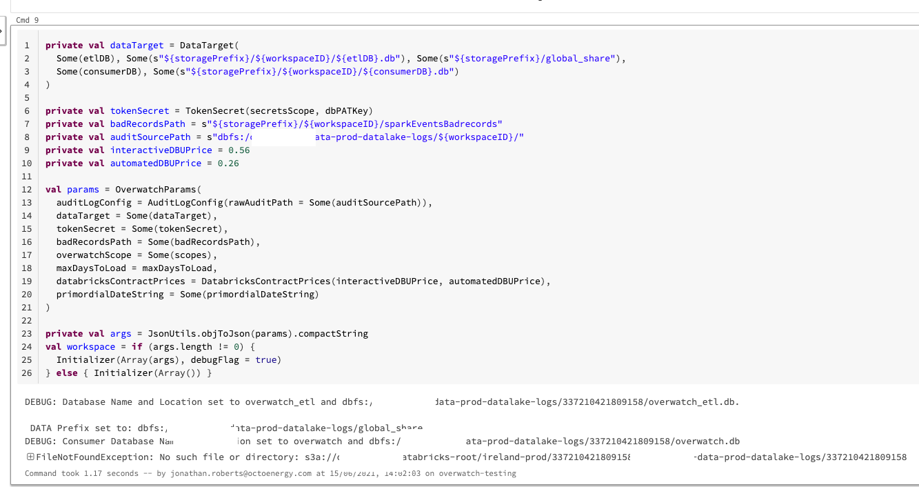 Bucket error when running Initializer · Issue #132 · databrickslabs/overwatch · GitHub