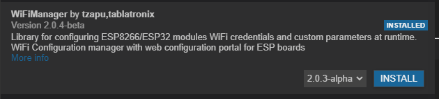 The library is no longer in Arduino? · Issue #1278 · tzapu/WiFiManager · GitHub