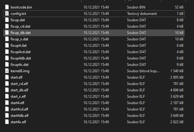 Todays (2021-12-10) build of CP for Raspberry Pi 4B does not work ...