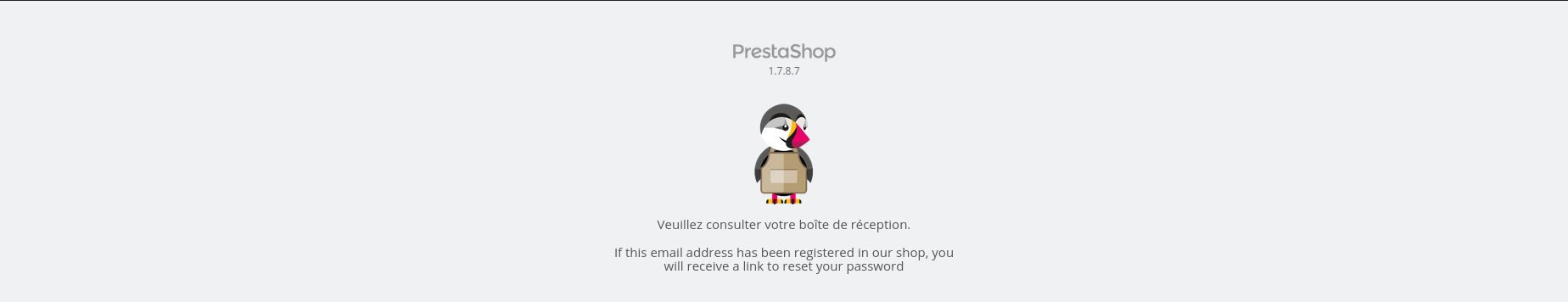 Dont Get Info About Email Exists When Reset Admin Password · Issue 29568 · Prestashop 