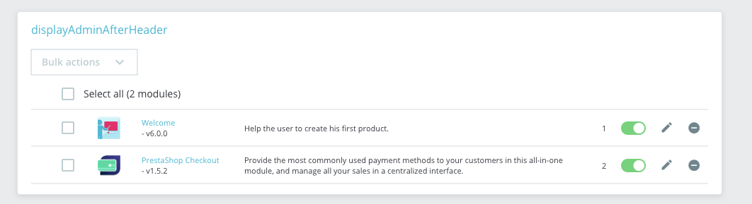 [IMPROVEMENT][HOOKS] Ability to enable and disable Hooks · Issue #20848 · PrestaShop/PrestaShop ...
