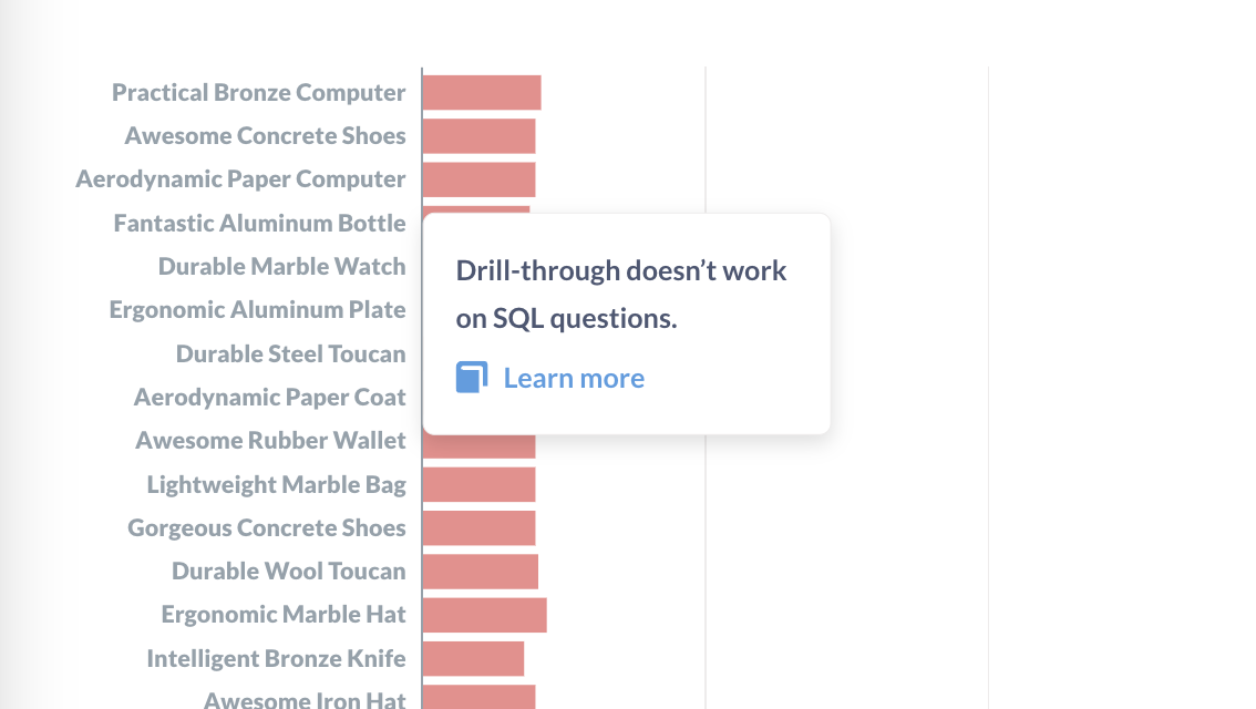 Make Educational Messaging In Native Questions Less Distracting · Issue