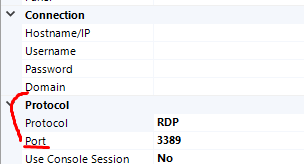 Port should be a connection property not a protocol property · Issue #718 · mRemoteNG/mRemoteNG ...