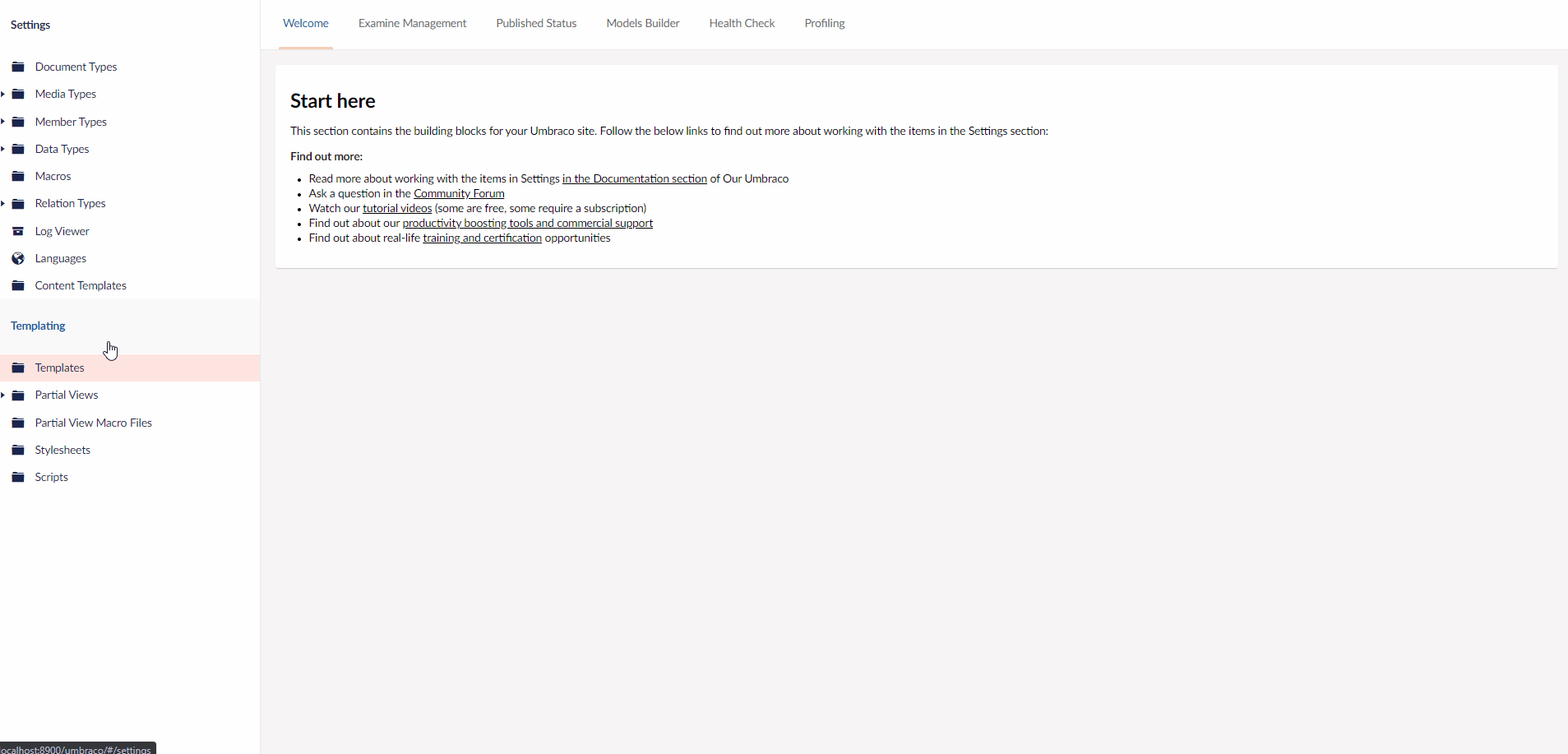 Creating an empty template causes a duplicate template to get created ...