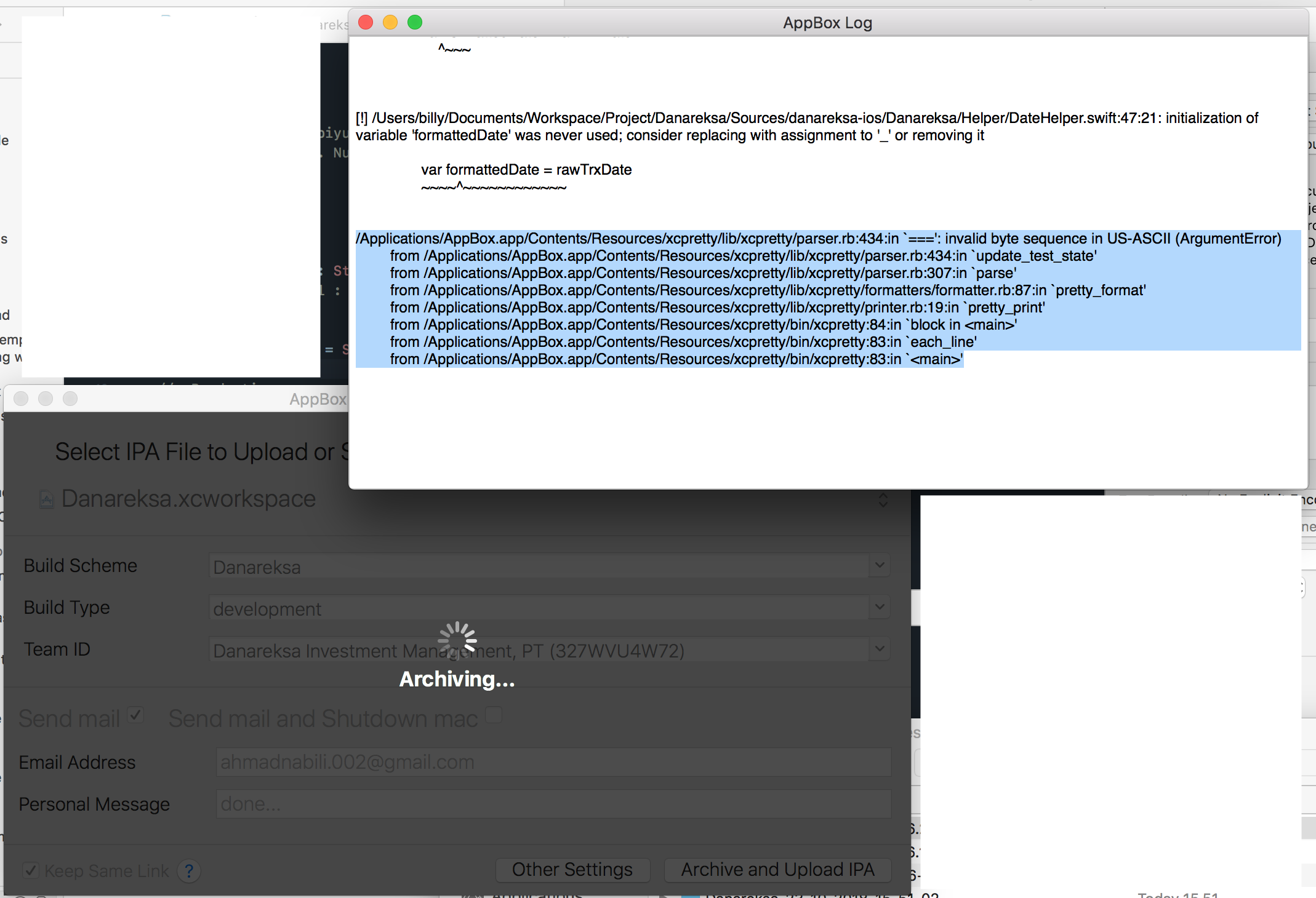 [Possibly bug] Stuck in archiving process · Issue #140 · getappbox ...
