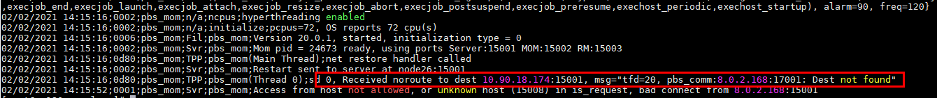 The compute node fails to be created in two different LANs. · Issue #2231 · openpbs/openpbs · GitHub