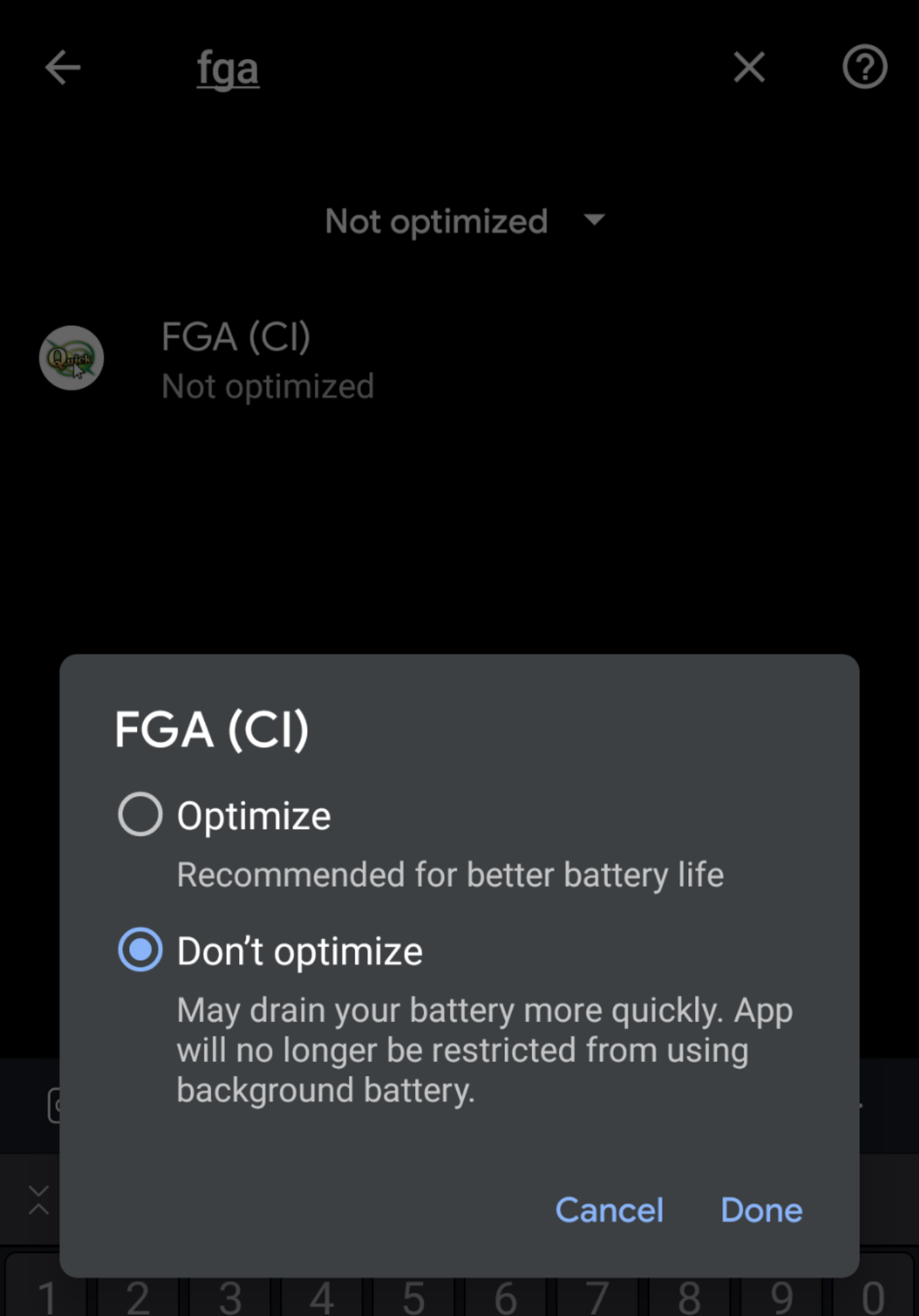 App crash(the fga button suddenly disappears during quest) also when reopening, after the crash ...