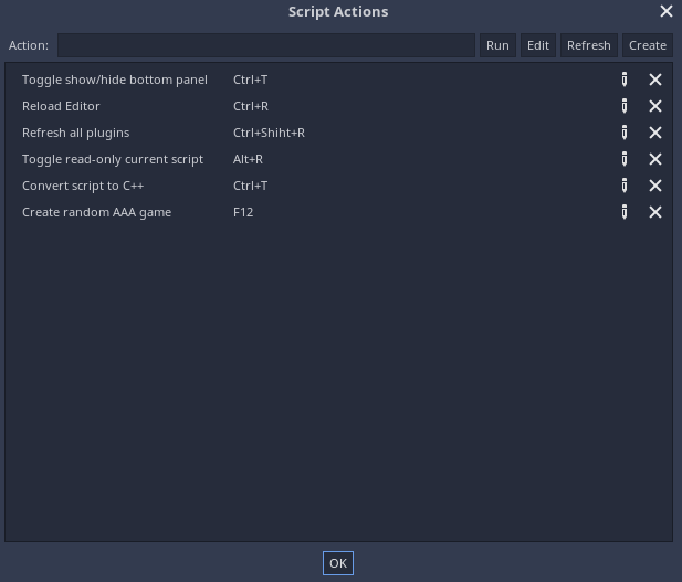 Implement `script action`/ `script command` system · Issue #2105 · godotengine/godot-proposals ...