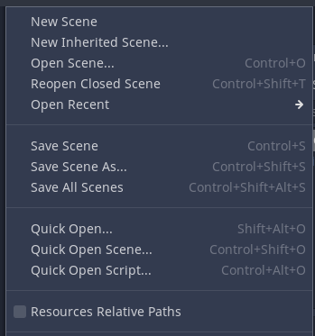 Add an option to save scene dependencies paths as relative to the scene · Issue #2327 ...