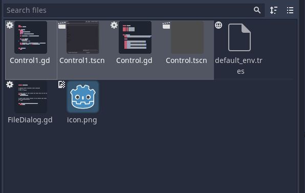 Add a method to get a list of selected resources in the FileSystem dock · Issue #3505 ...