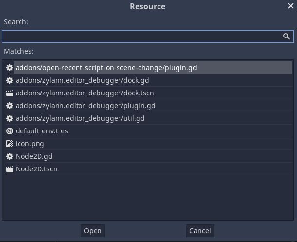 Make EditorQuickOpen dialog available from plugins · Issue #3745 · godotengine/godot-proposals ...