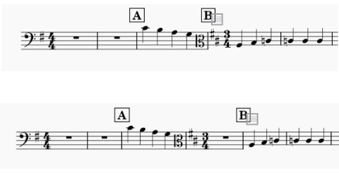 Key, Clef, Time Signature, Staff Type Change inconsistencies · Issue #19107 · musescore ...