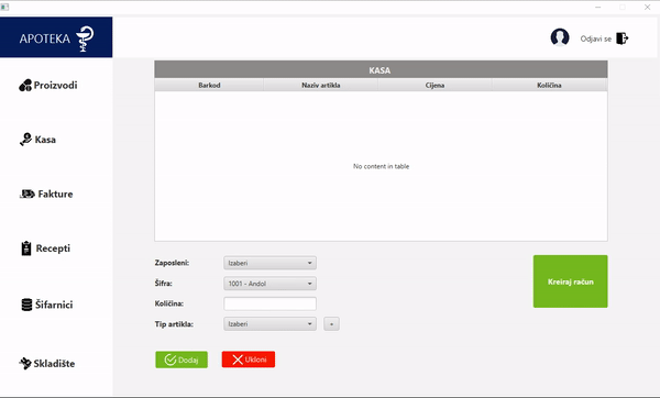 GitHub - AleksandraKosticc/PharmacyDatabase: Student project from the database course