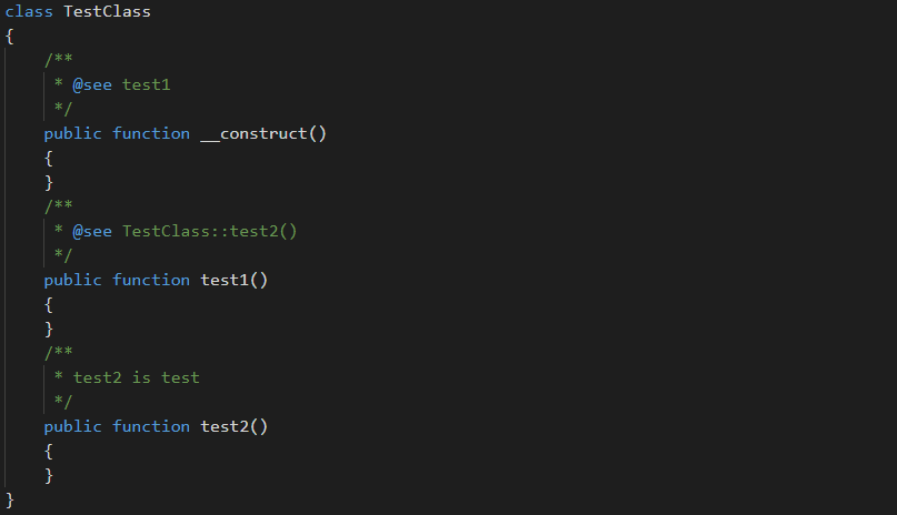 Intelephense not linking PHPDocs @see tag in reference view / window · Issue #1403 · bmewburn ...