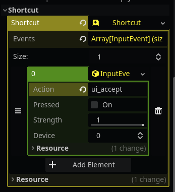 Shortcut object not properly matching Pressed state · Issue #75318 · godotengine/godot · GitHub