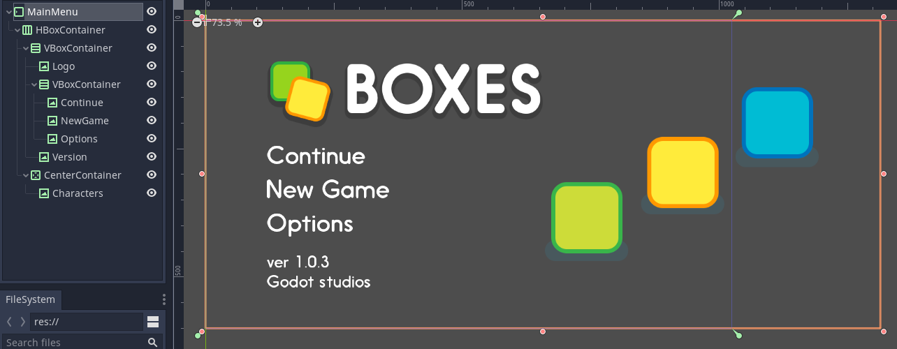 Design a Title Screen UI Tutorial - display size note · Issue #3800 ...