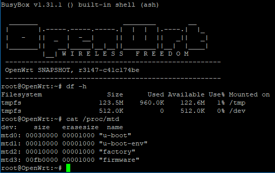 自行编译的固件刷入后没有overlay分区, 无法保存配置 · Issue #6670 · coolsnowwolf/lede · GitHub