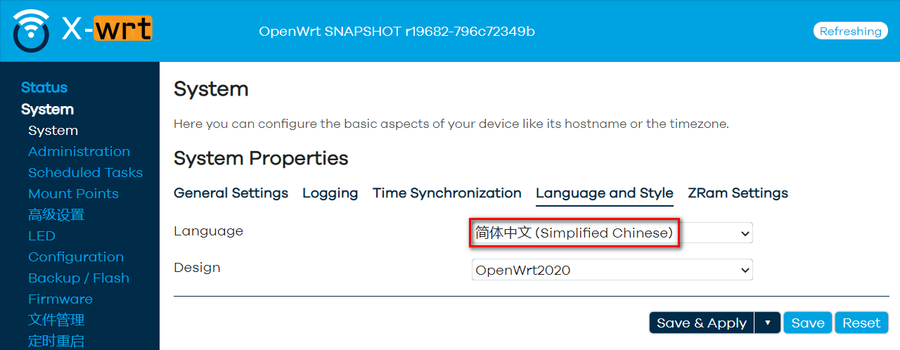 在线编译的固件无法汉化，部分功能无法启用 · Issue #240 · x-wrt/x-wrt · GitHub