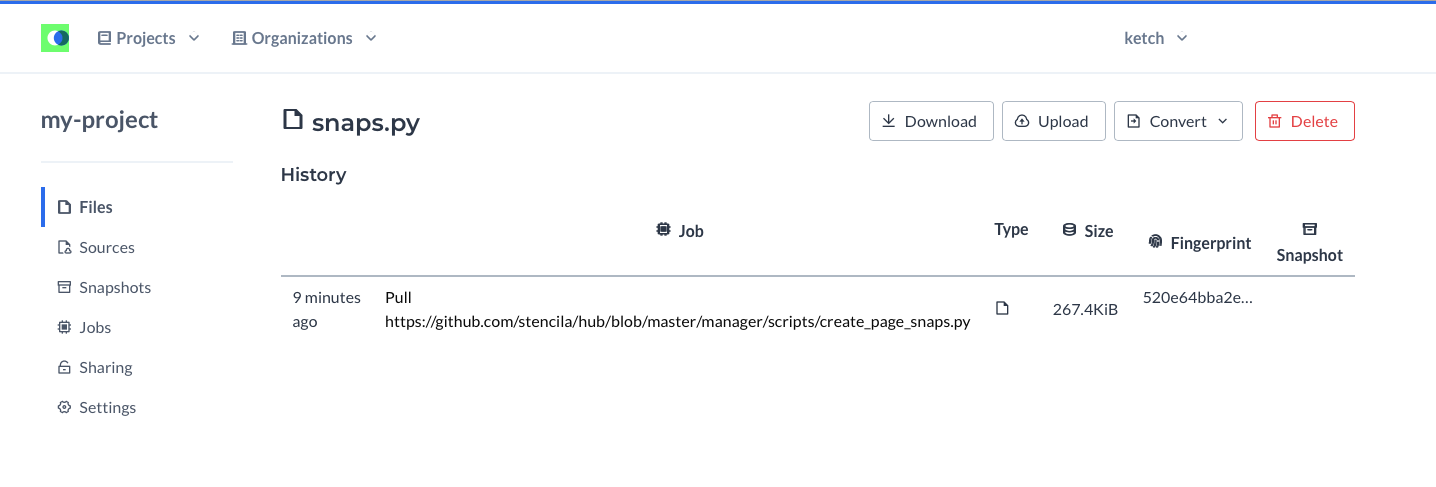 Add ability to preview Project file contents · Issue #607 · stencila/hub · GitHub