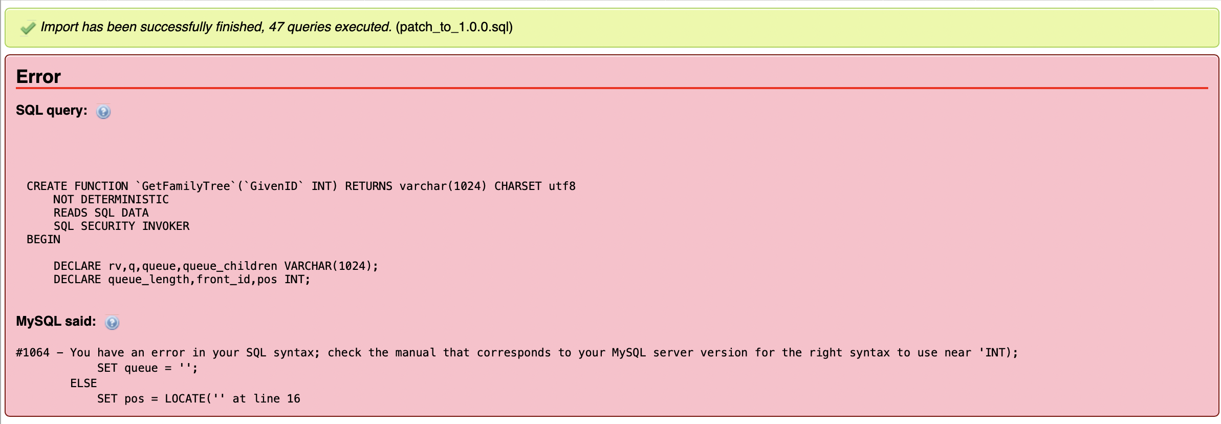 SQL Error Issue 300 Bbalet jorani GitHub