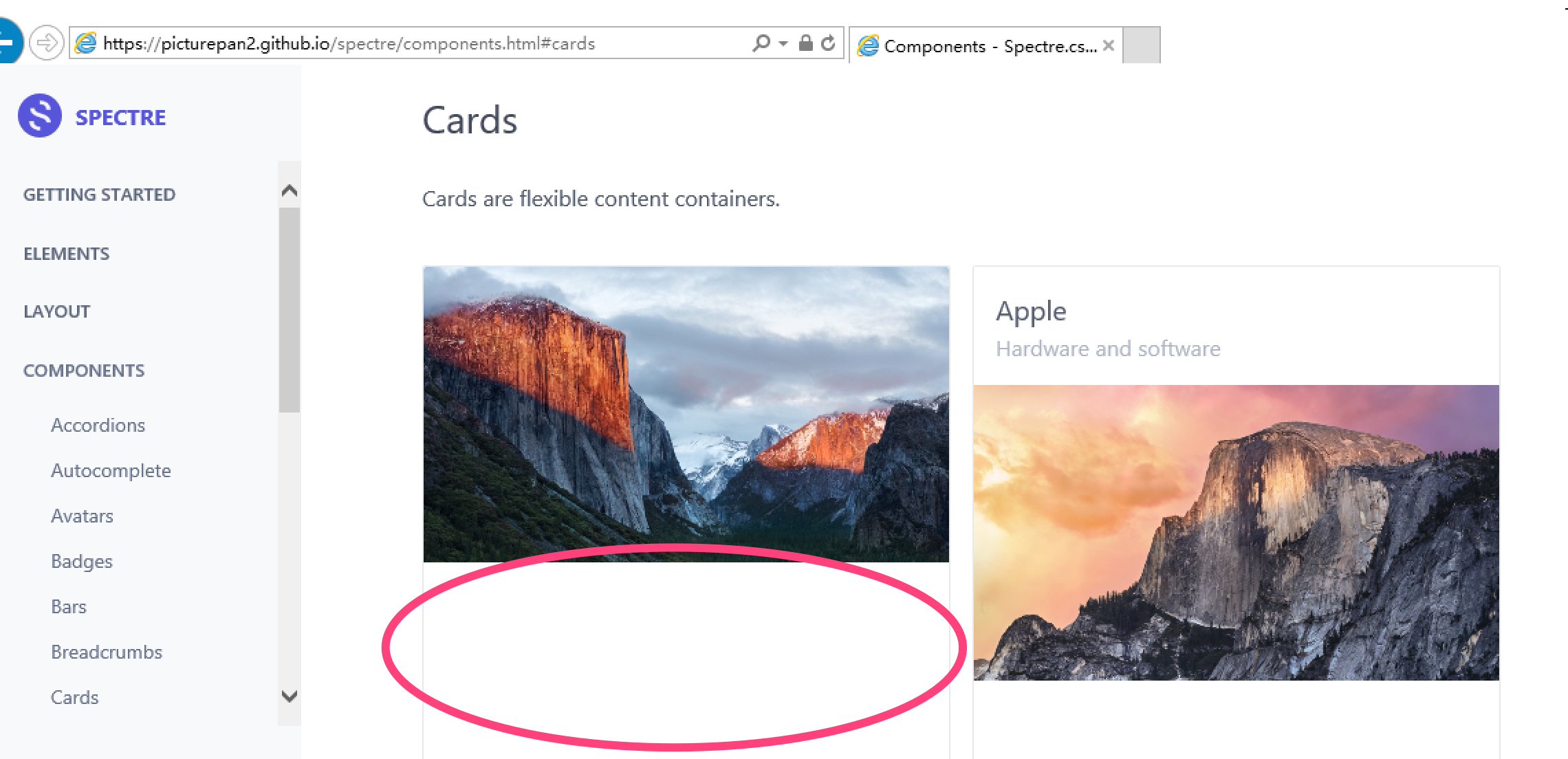 Found an issue in IE11 · Issue #369 · picturepan2/spectre · GitHub