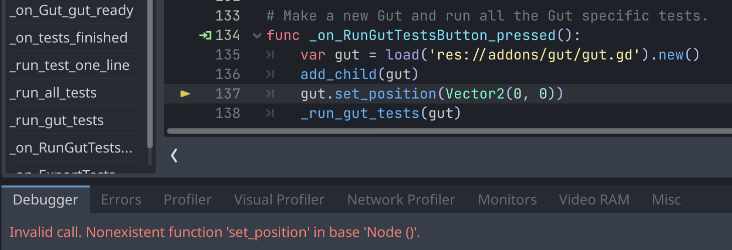Multiple problems prevent Gut's project from running in the Godot 4 ...