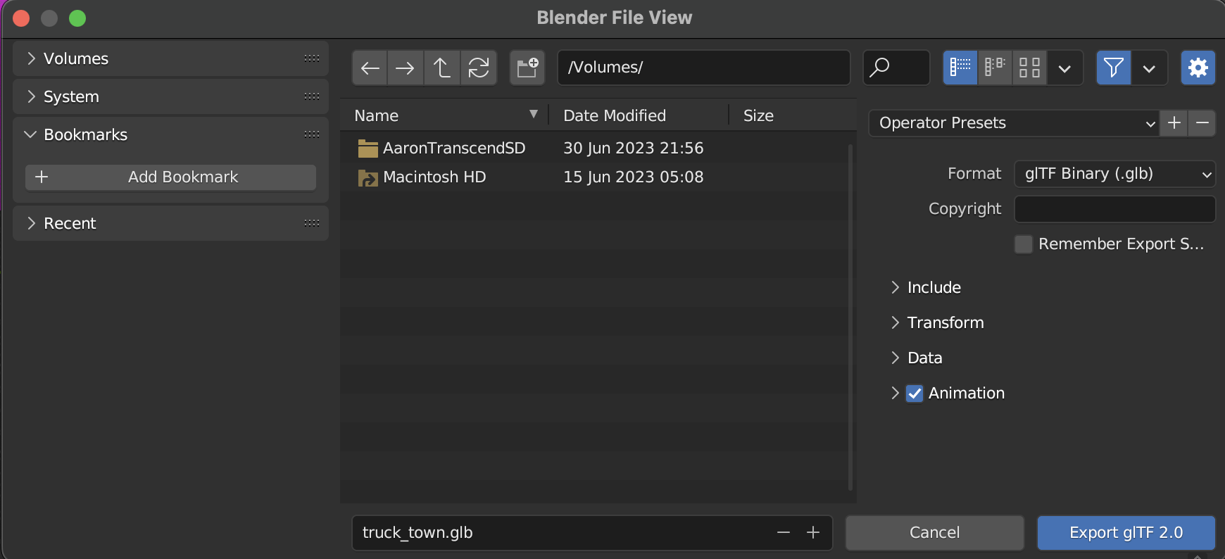 Add export settings to the export dialog for GLTF · Issue #7259 · godotengine/godot-proposals ...