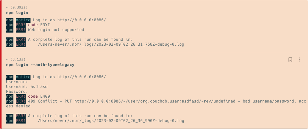 expose npm login custom message · verdaccio · Discussion #3687 · GitHub