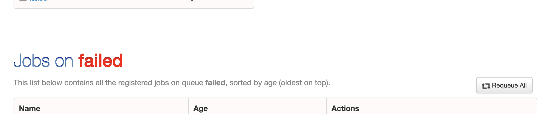 Unable To Empty Failed Queue · Issue 331 · Parallelsrq Dashboard · Github