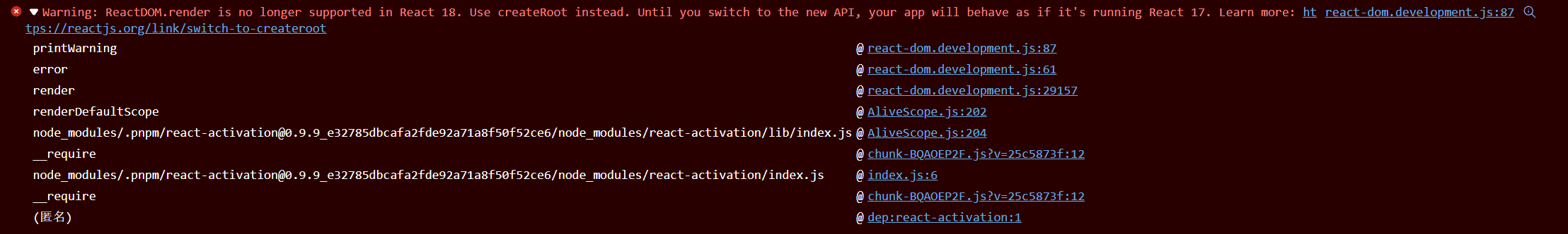 The cache works under react 18, but there is an error warning · Issue #169 · CJY0208/react ...