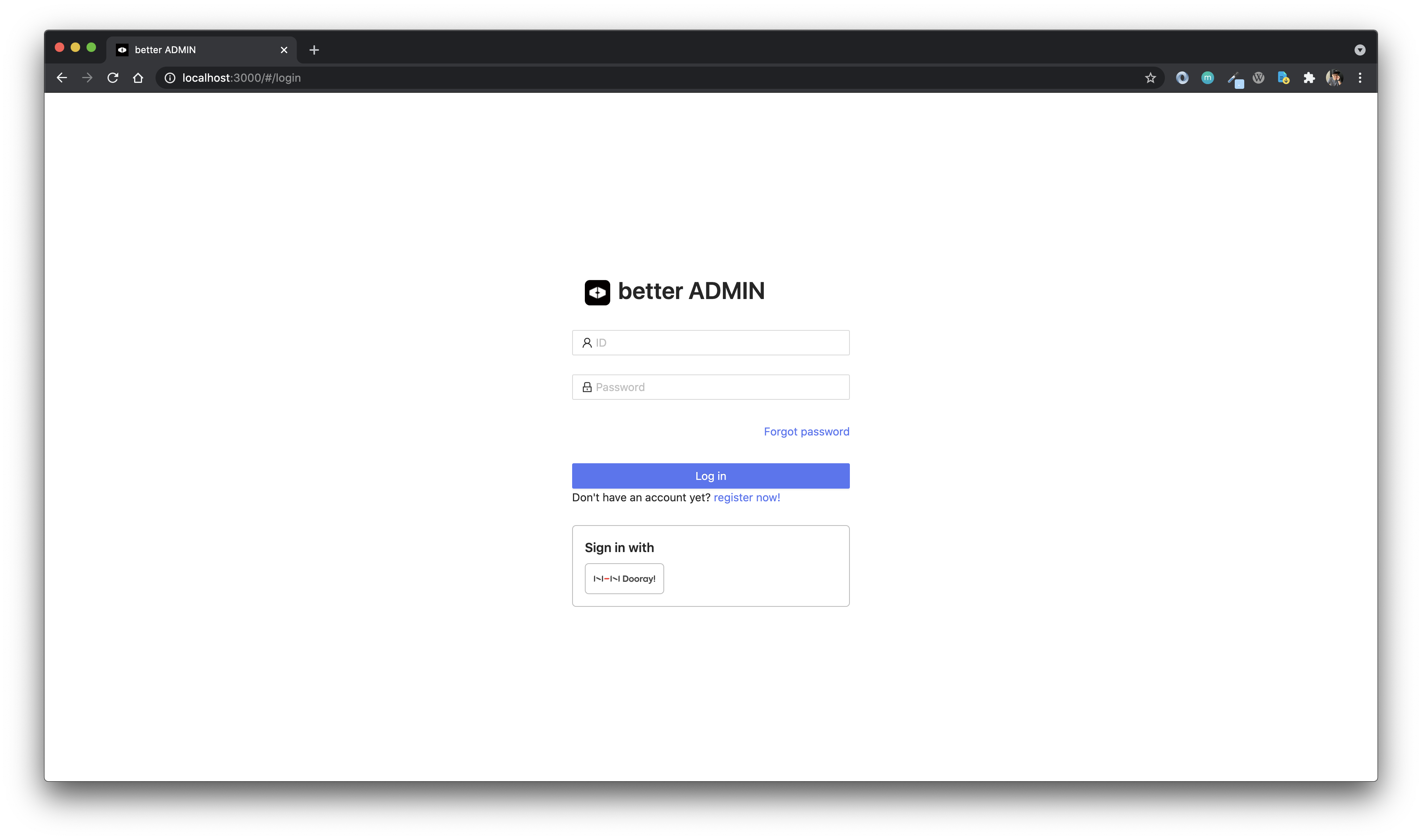 두레이 로그인 지원 · Issue #8 · bettercode-oss/better-ADMIN · GitHub