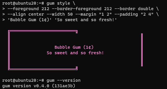 use gum style border display is incorrect · Issue #115 · charmbracelet/gum · GitHub