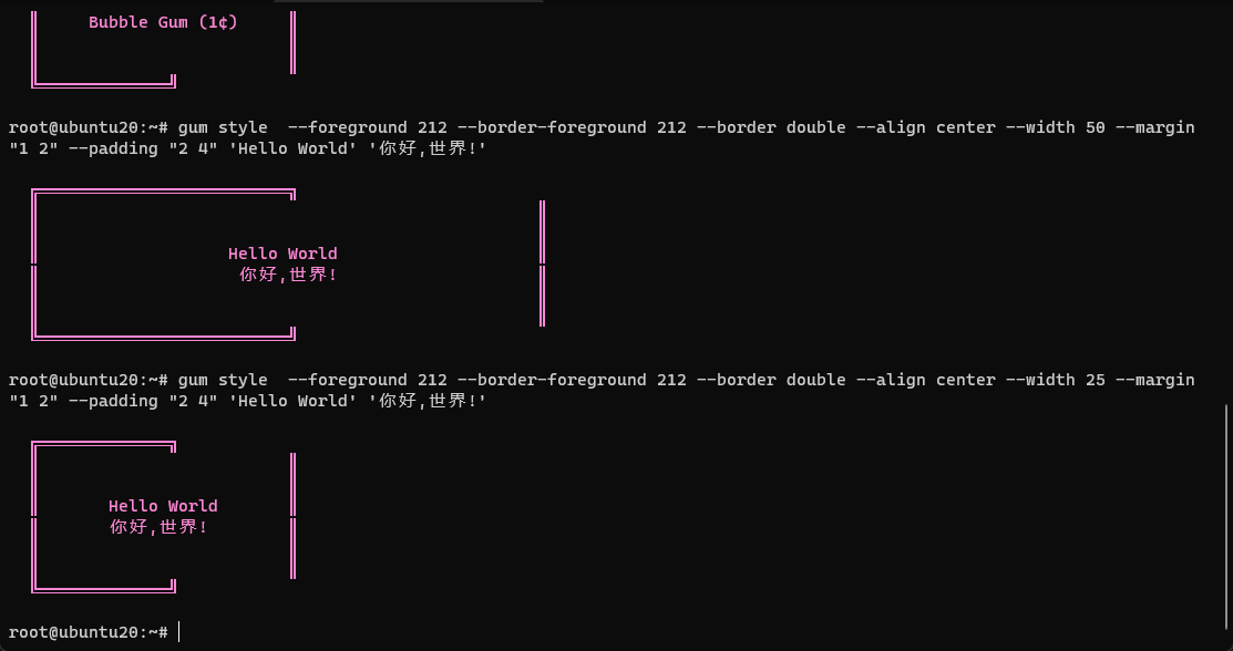 use gum style border display is incorrect · Issue #115 · charmbracelet/gum · GitHub