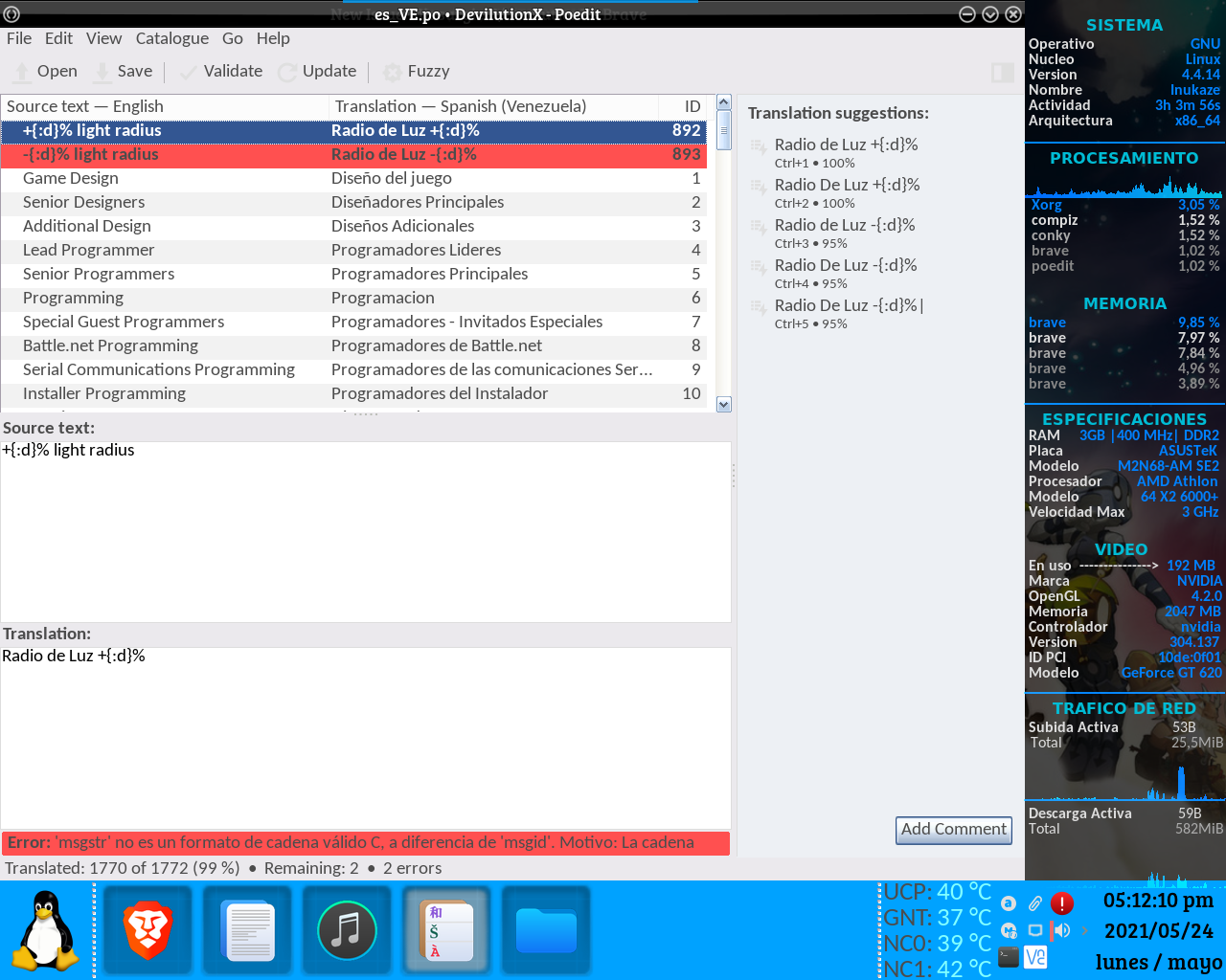 Translation(s) : Text, Strings & Coherence · Issue #2053 · diasurgical/DevilutionX · GitHub