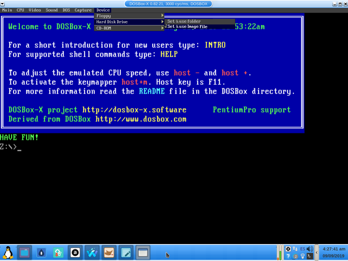 Apply options "On The Fly" via commands & New Menu for "Devices ...