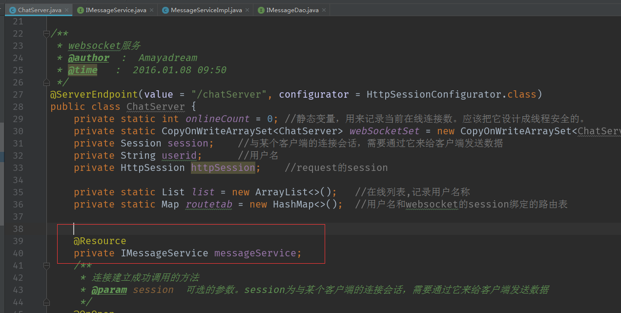 如何才能将聊天数据保存到数据库呢？ · Issue #8 · Amayadream/WebChat · GitHub
