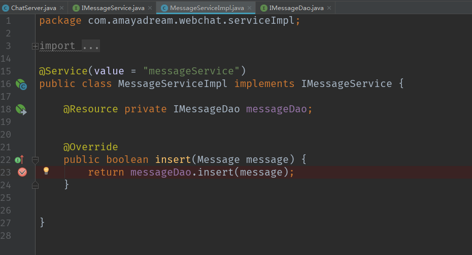 如何才能将聊天数据保存到数据库呢？ · Issue #8 · Amayadream/WebChat · GitHub
