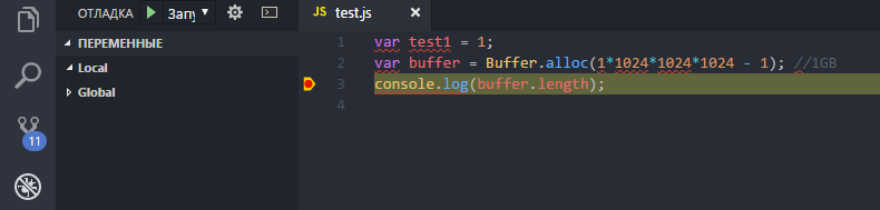 JavaScript heap out of memory when debug · Issue #20638 · microsoft/vscode · GitHub