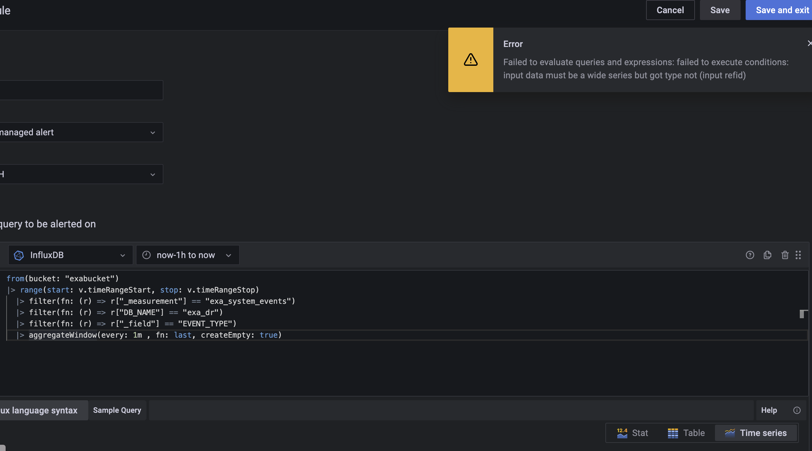NO DATA alert notification should be sent, but error notifications are sent out. · Issue #39711 ...