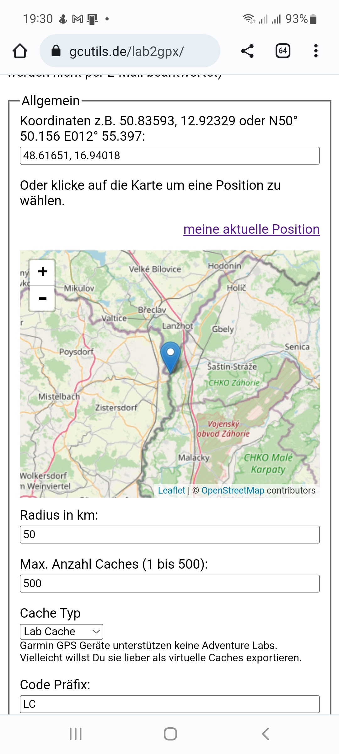 Map · Issue #81 · mirsch/lab2gpx · GitHub
