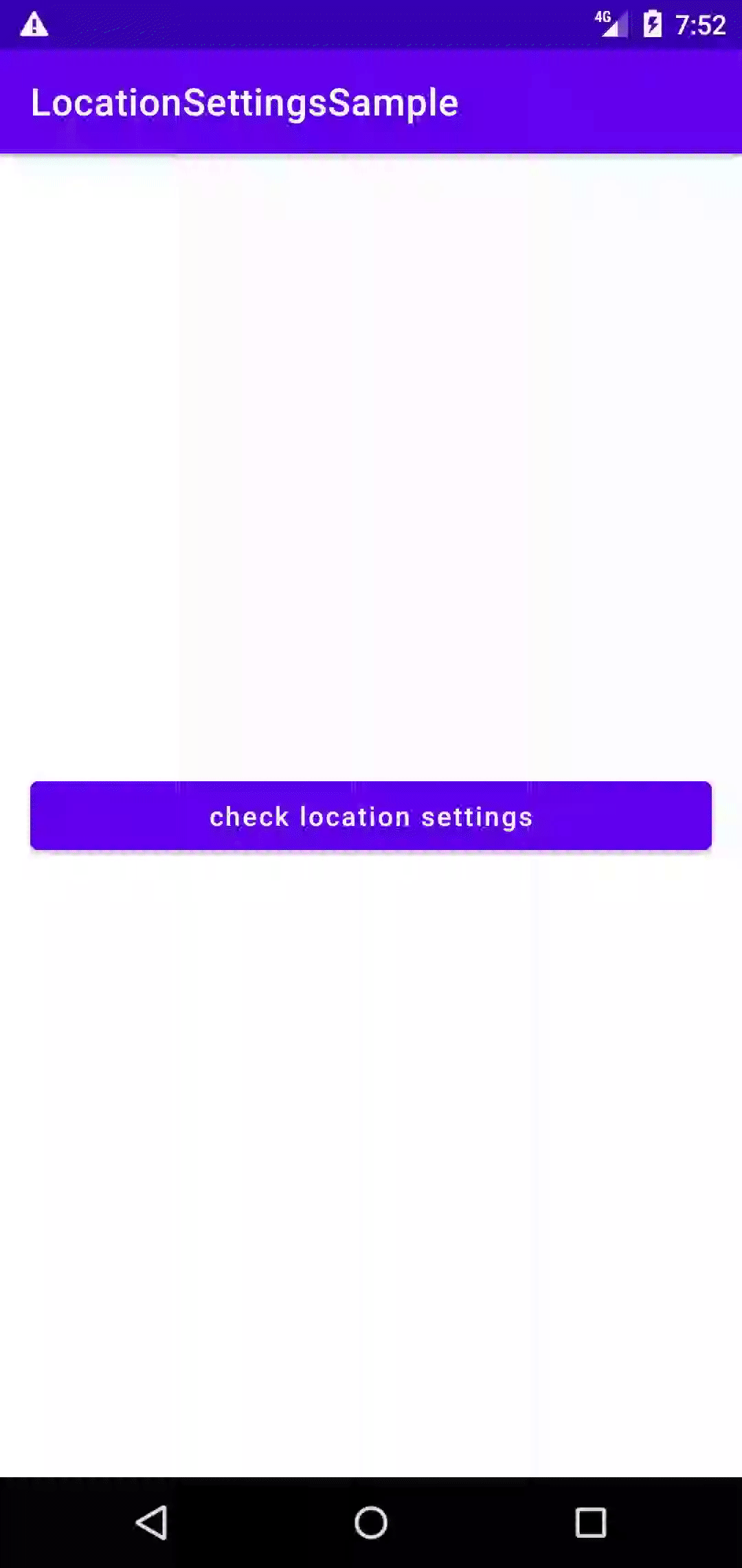 GitHub - LeoAndo/LocationSettingsSample: sample for check location settings