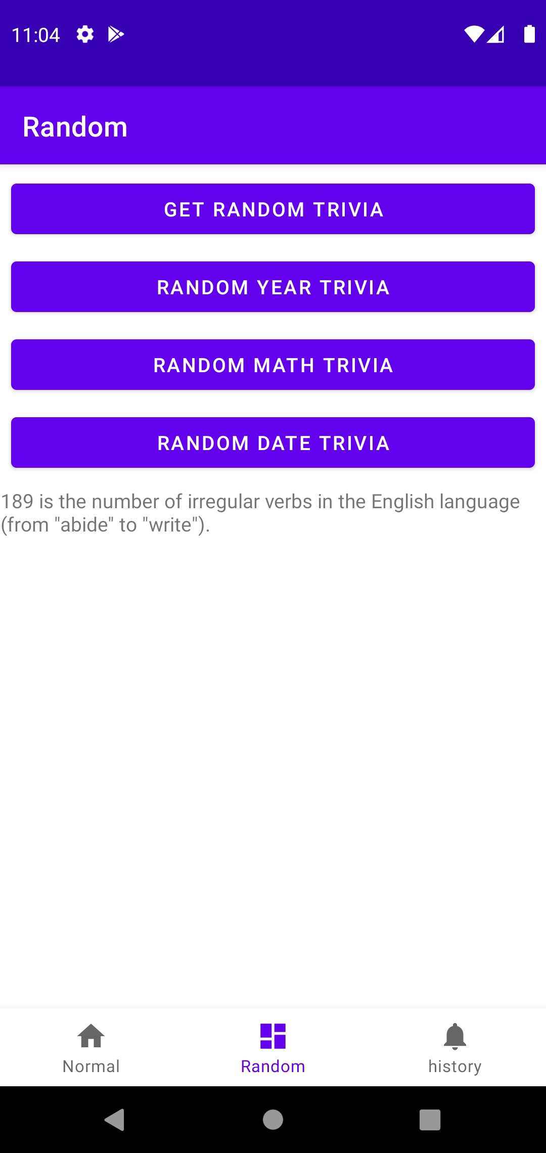 GitHub - LeoAndo/TriviaApp: example app for Using Trivia API