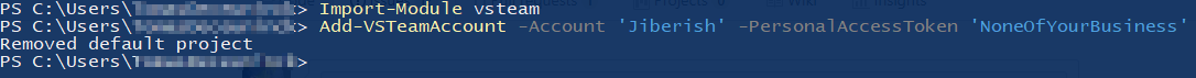 Import-Module VSTeam -RequiredVersion ' ' fails · Issue #127 · MethodsAndPractices/vsteam · GitHub