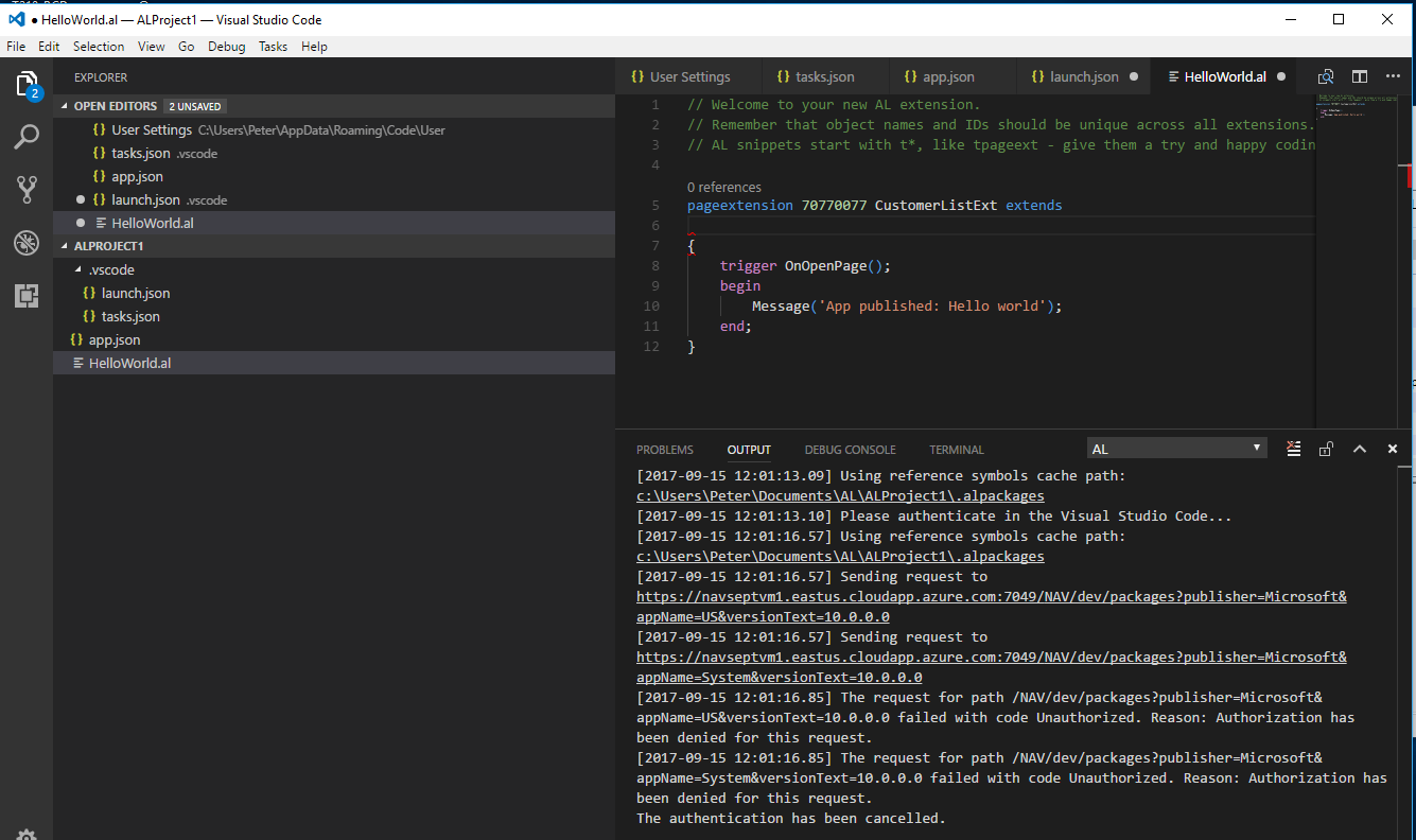 what is wrong here? · Issue #668 · microsoft/AL · GitHub