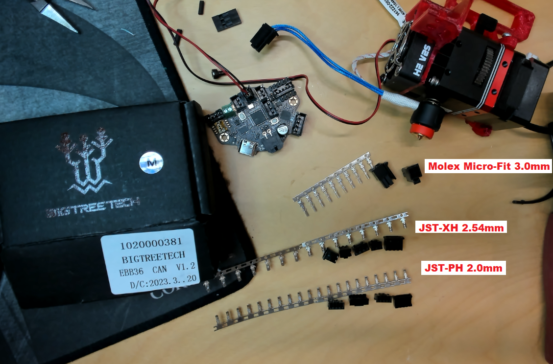 Consider documenting EBB 36/42 Connector Details, including their type ...