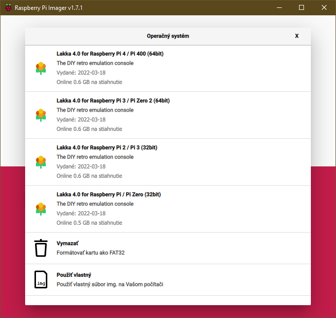 [OS request] Lakka · Issue #399 · raspberrypi/rpi-imager · GitHub