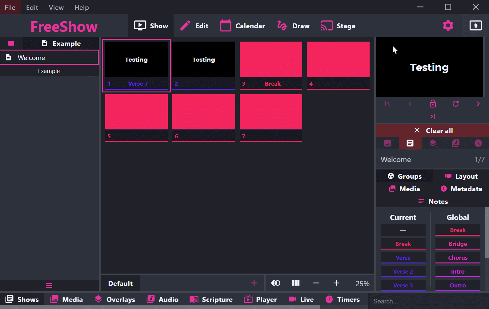 Slide Movement, Deletion, & Group Change (v0.8.2) · Issue #139 · ChurchApps/FreeShow · GitHub