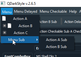 QMenu::item alignment broken from Qt 5.12.x onwards · Issue #129 · ColinDuquesnoy ...